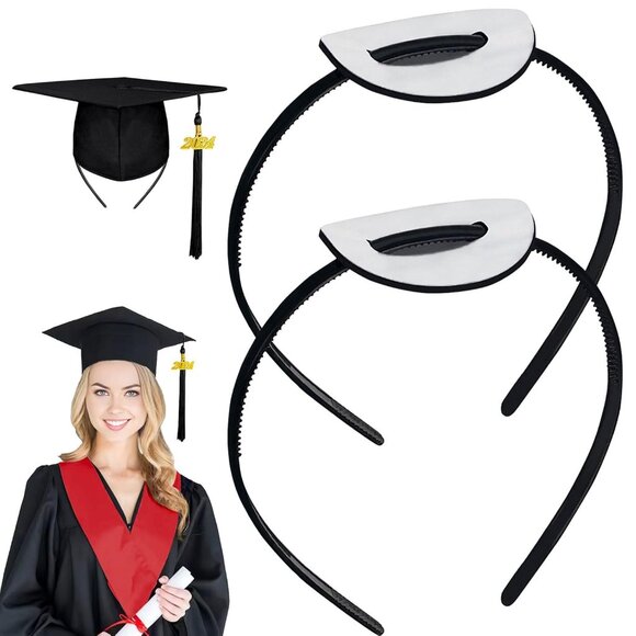 Other | 2 Pack Graduation Cap Headband Grad Cap Head Band Insert With ...